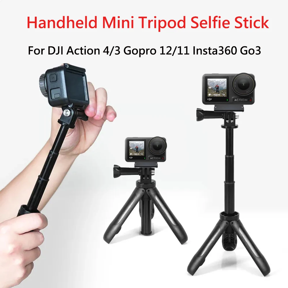 For-GoPro-13-Insta360-X4-Ace-Pro-Go3-X3-Extendable-Handheld-Selfie ...