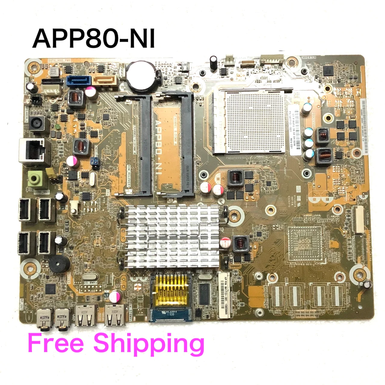 HP Omni 100 AIO Motherboard APP80-NI 641713-001 641714-001 Mainboard ...