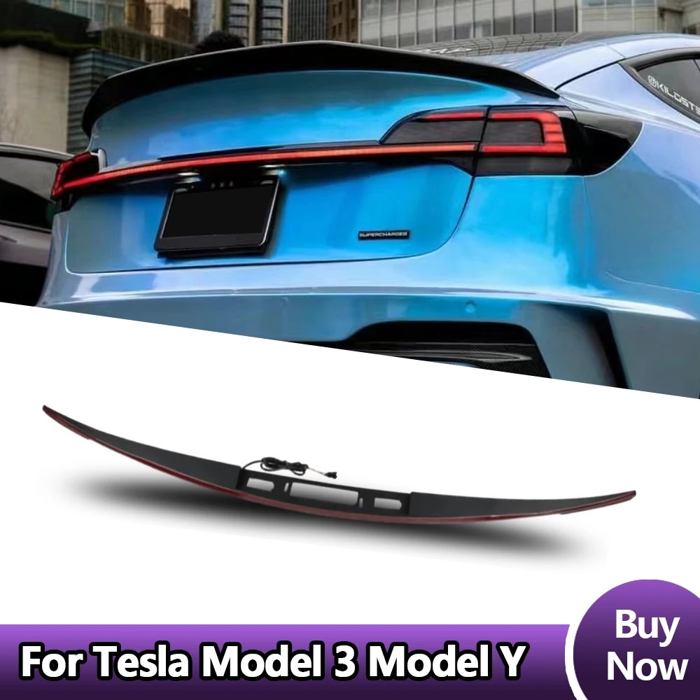 Car Lights For Tesla Model 3 Y Model3 ModelY LED Through Taillights ...