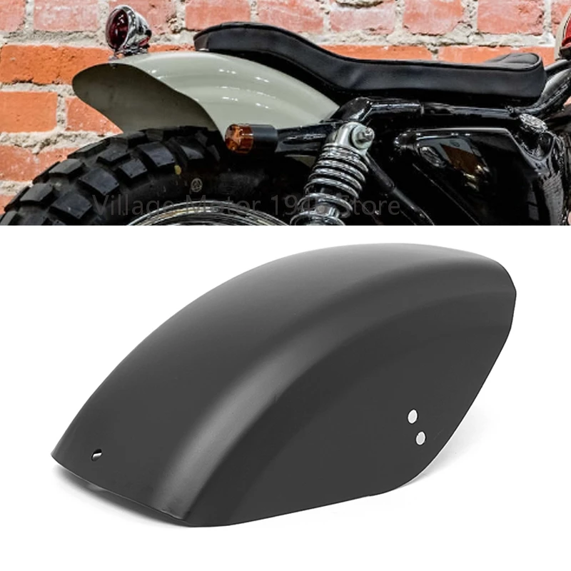 Motorcycle Parts Short Rear Fender Mudguard Fairing Black For Harley ...