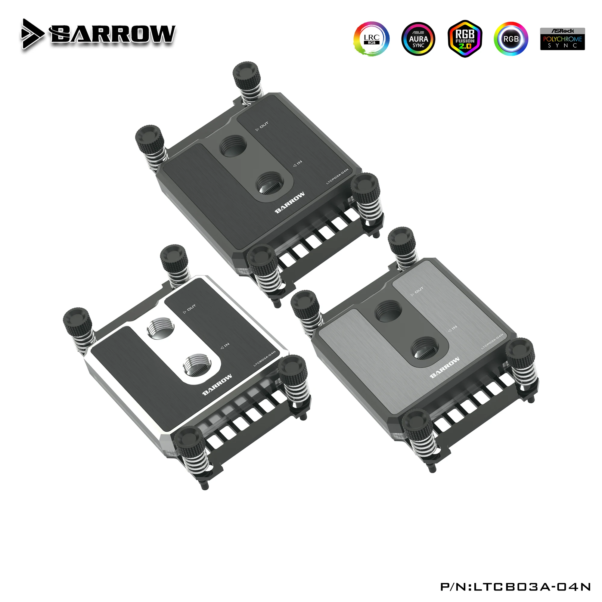 Barrow-AMD-CPU-Water-Block-Jet-Microwaterway-For-AMD-AM5-AM4-AM3-AM3 ...