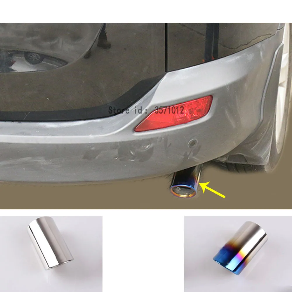 For Toyota Rav4 2016 2017 2018 Car Styling Cover Muffler Exterior End ...