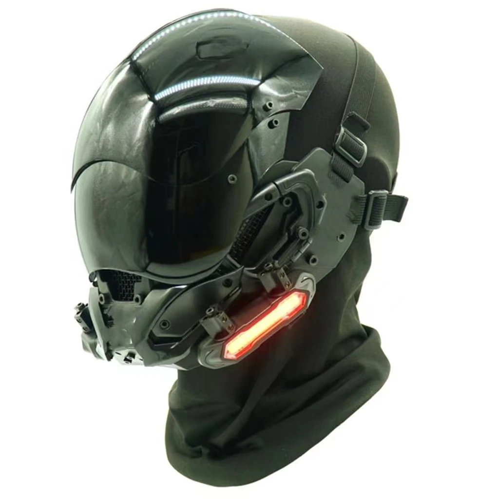Futuristic Soldier Helmet
