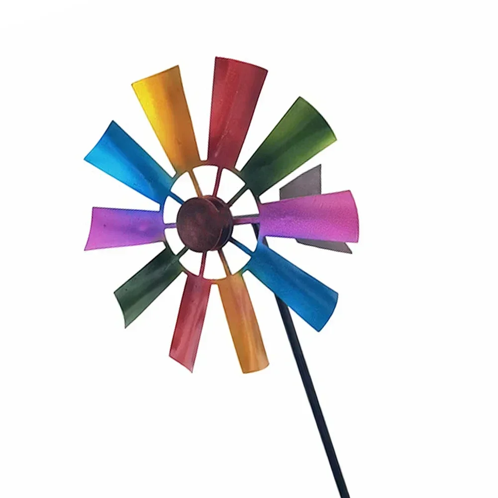 Creative-Windmill-Wind-Spinner-Yard-73cm-Balcony-Garden-Decoration ...