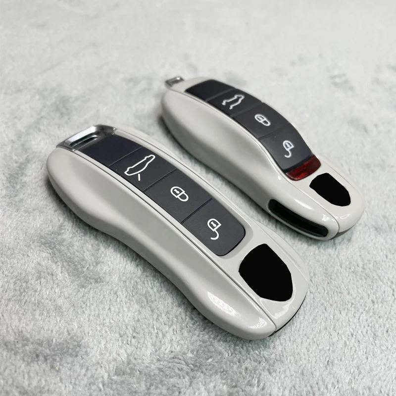 Key Case Shell Sub Gray for Porsche 911 718 Panamera Macan Cayenne ...