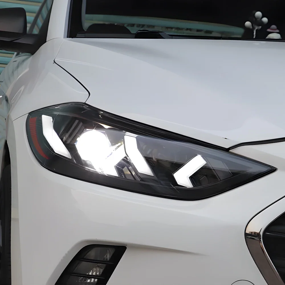 Car Front Lamps For Hyundai Elantra 2016-2020 LED Auto Headlights ...