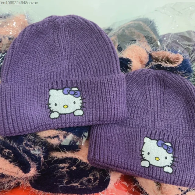Hello Kitty Knitted Hat Pattern