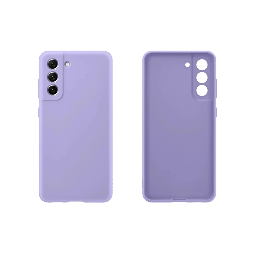 Original For Samsung Galaxy S21 FE Case High Quality Silicone Cover For ...