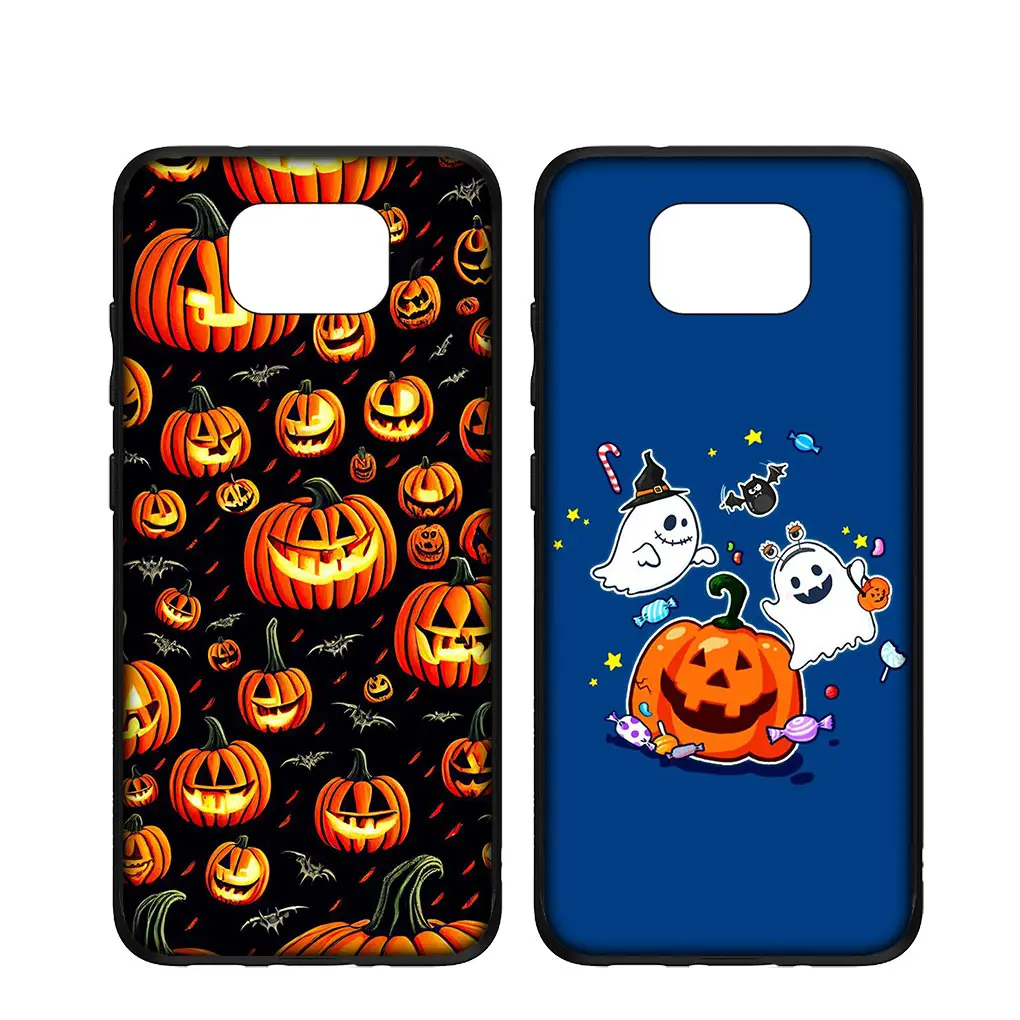 Spooky Little Ghost Halloween Pumpkin Phone Case for Redmi Note 8 (4)