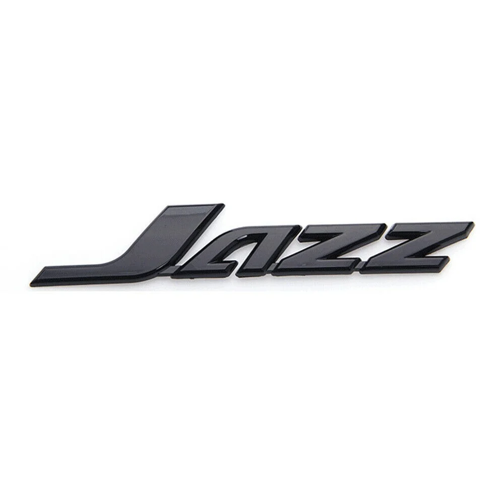 1pc-JAZZ-3D-Logo-Glossy-Black-Car-Trunk-Rear-Lid-Emblem-Badge-Nameplate ...