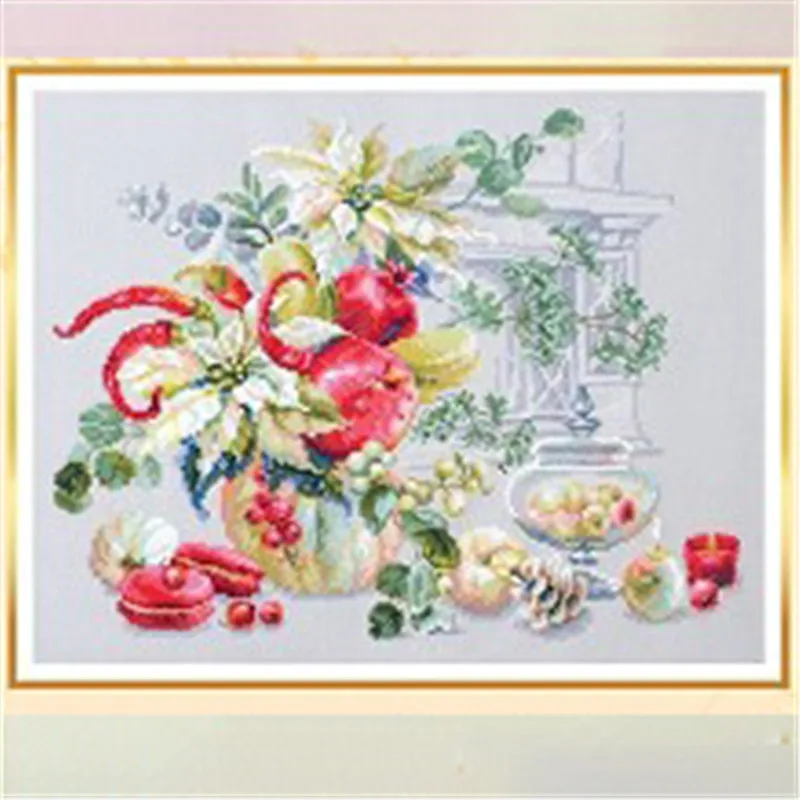 ZZ6485-Home-Fun-Cross-Stitch-Kit-Package-Greeting-Needlework-Counted ...