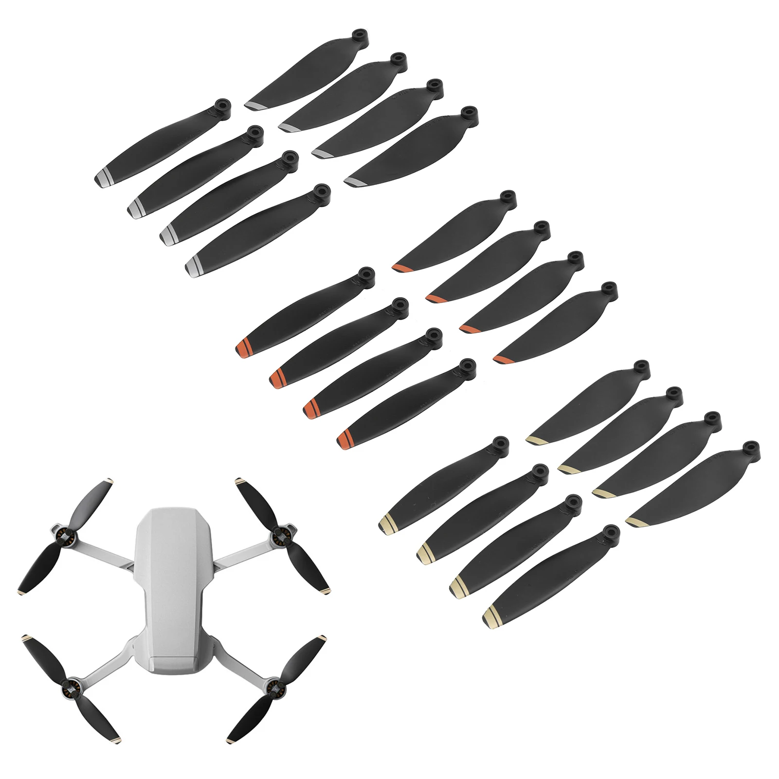 2-Pairs-Drone-Propellers-Replacement-Spare-Part-Drone-Accessories-Fit ...
