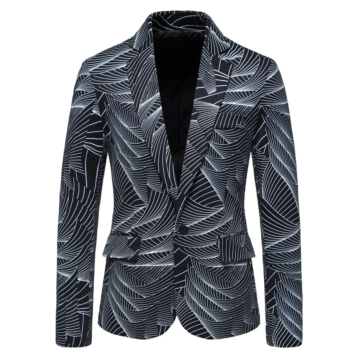 9-Colors-New-Men-s-Fashion-Printed-Blazer-Business-Casual-Classic-One ...