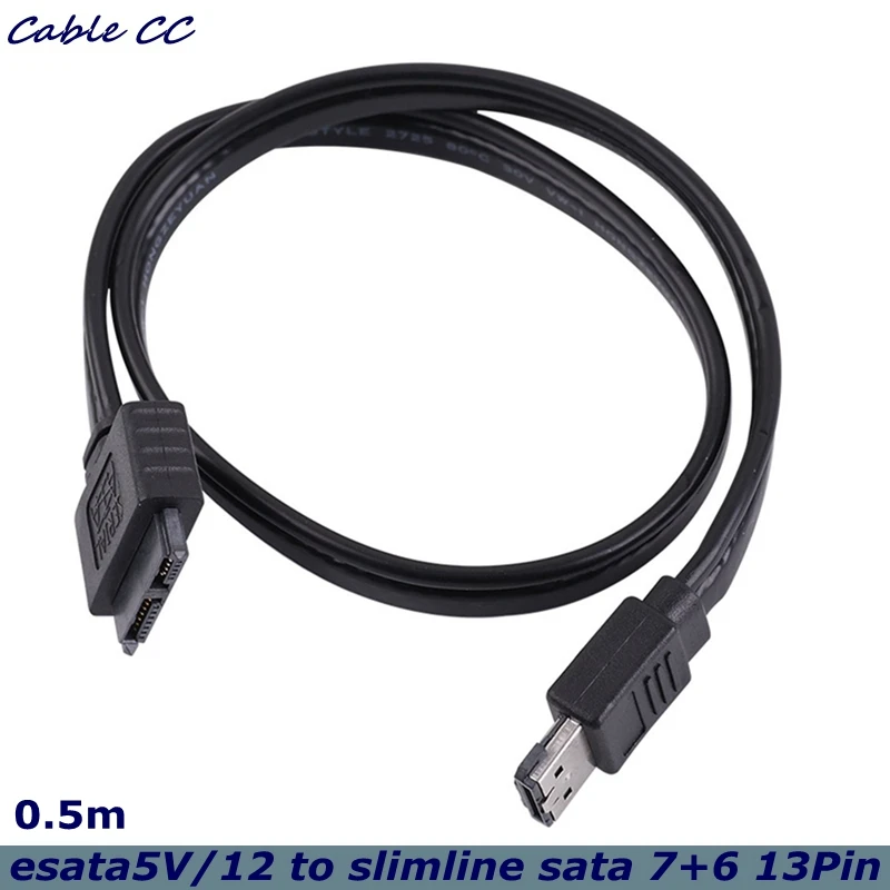 Slimline-Sata-13pin-Optical-Drive-to-Power-ESATA-Data-Cable-is-Used-to ...