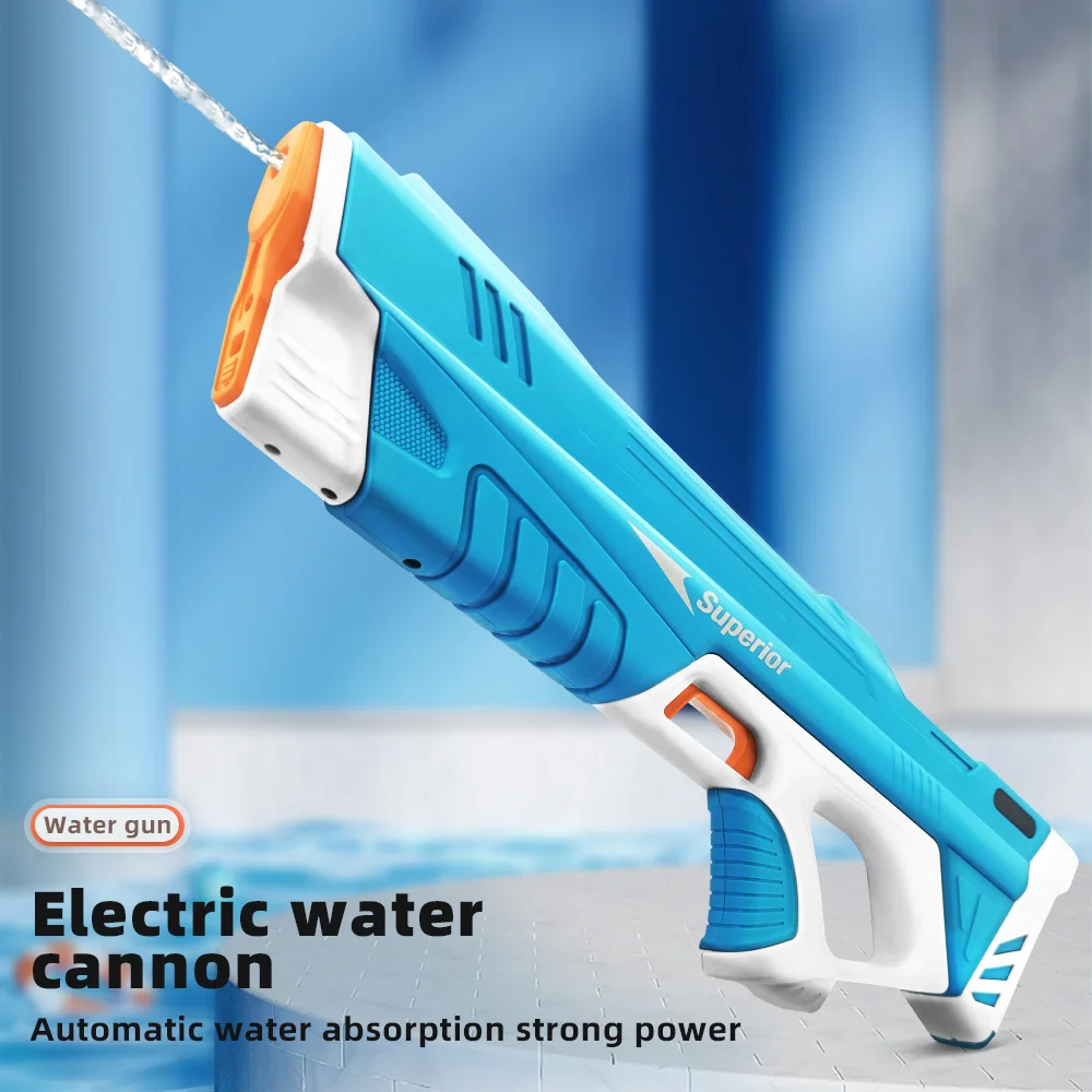 New-Auto-Water-Sucking-Burst-Electric-Water-Gun-Kids-Beach-Pool-Water ...