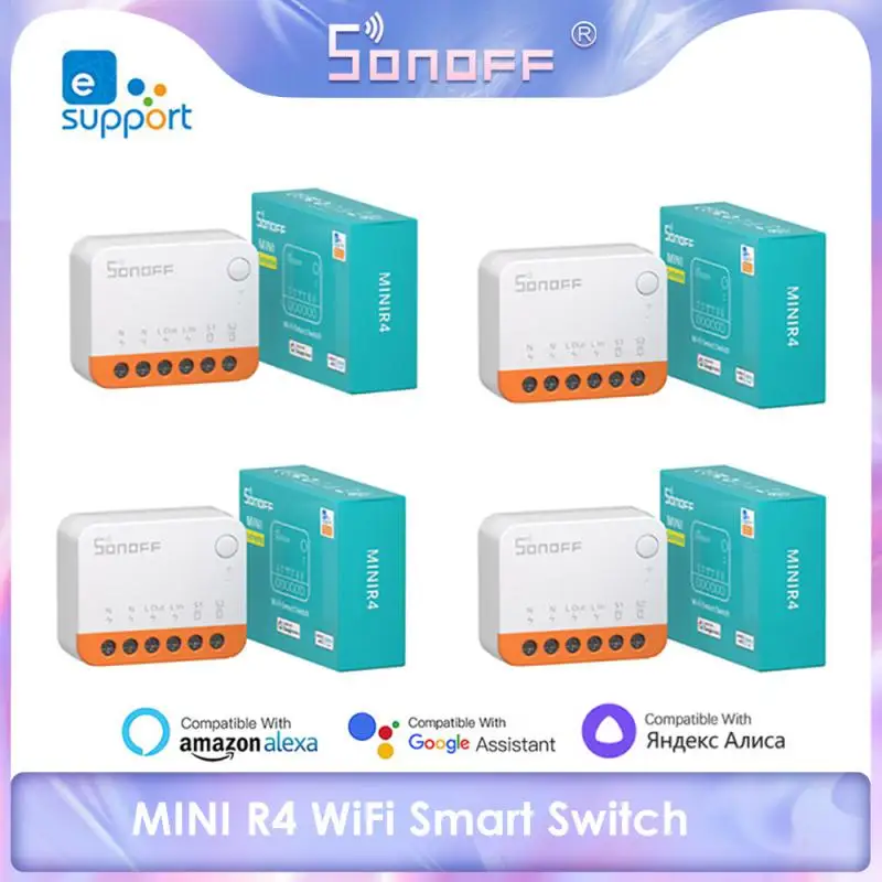 SONOFF MINI R4 WiFi Smart Switch Module 2 Way Switch EWeLink Smart Home ...