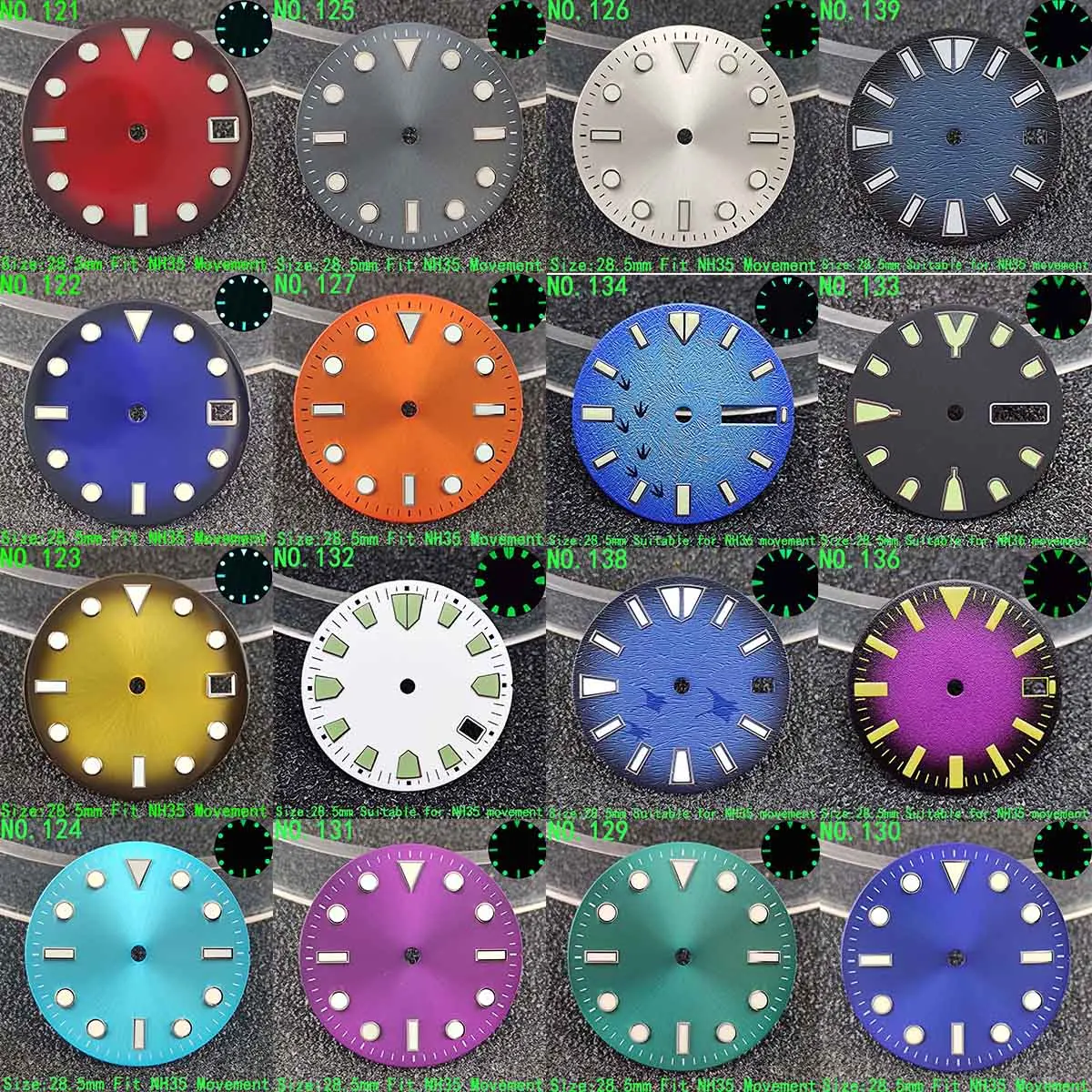 Watch-Parts-Dial-28-5mm-29mm-31mm-Aseptic-Laser-Gradient-Pure-Color ...