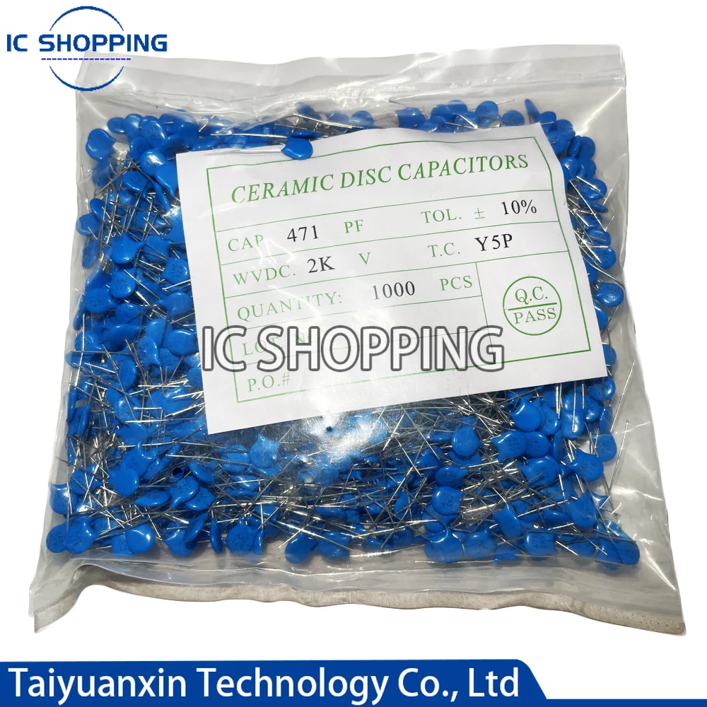 1000pcs High voltage Ceramic Capacitor 2KV 15PF 22PF 100PF 120PF 150PF ...