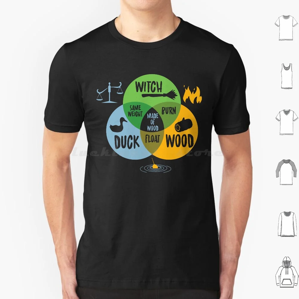 Monty-Python-Witch-Duck-Madeira-T-Shirt-Algod-o-Homens-Mulheres-DIY ...