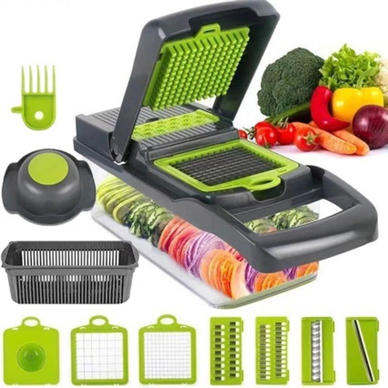 16-IN1-Mandoline-Slicer-Veggie-Food-Chopper-Vegetable-Cutter-Tomato ...