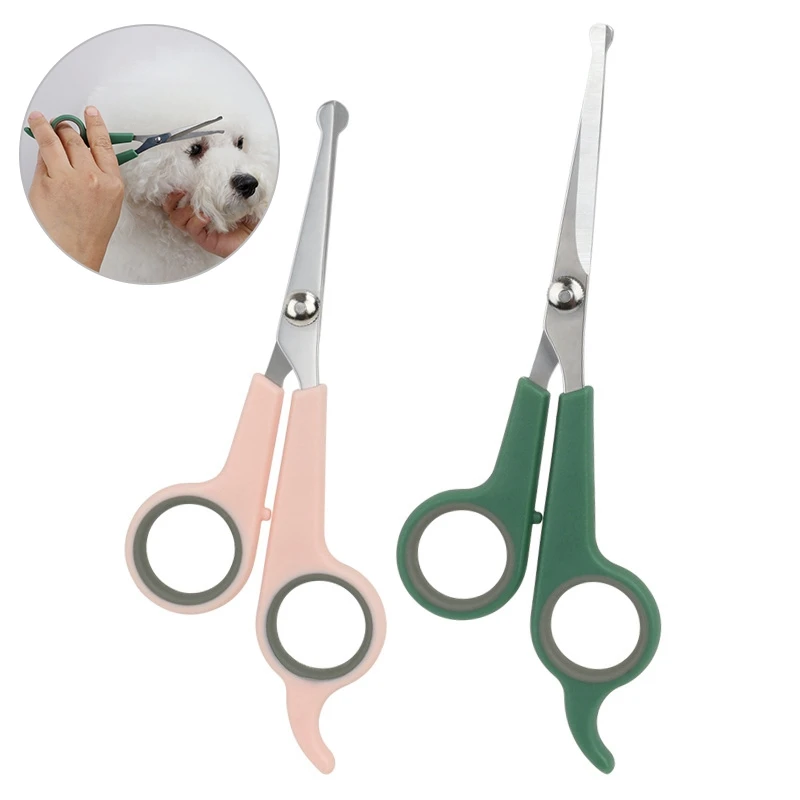 Pet-Safety-Hair-Cutting-Scissors-with-Round-Tip-Grooming-Scissors ...