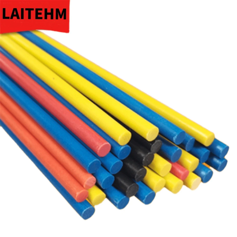 10pcs 1000mm Coloured Glass Fiber Rod 2-10mm Diametter High-strength ...