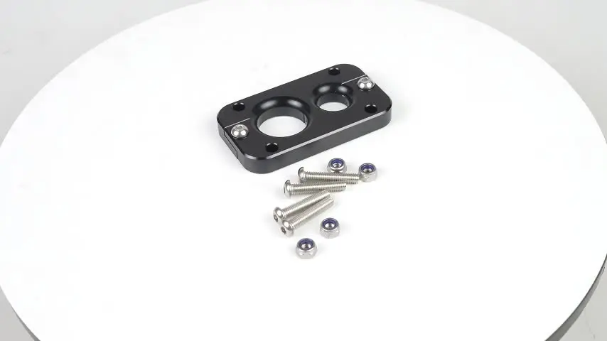 Aluminum Firewall Plate Firewall Pass Through For - Anodized Black ...