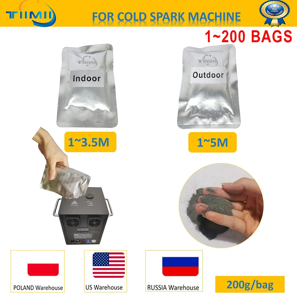 0 Tax 1 200Bags Cold Spark Consumable Powder MSDS Certification ...