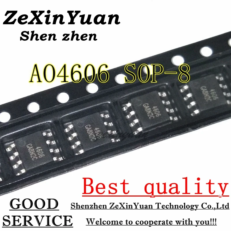 10PCS AO4606 SOP8 AO4606C SOP 4606A AO4486 AO4498 AO4612 AO4614 AO4620 AO4712 AO4801 AO4805 ...