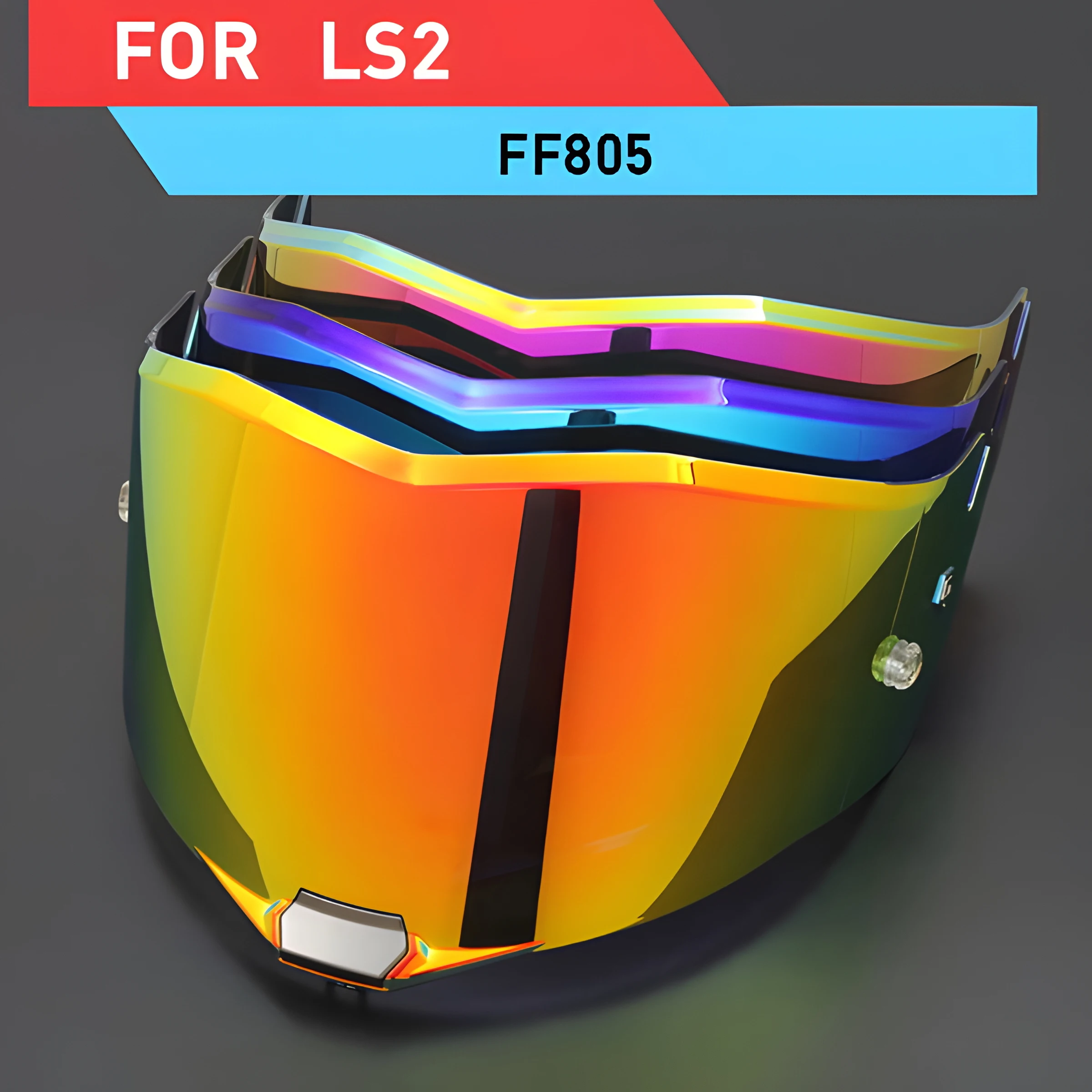 For-LS2-FF805-THUNDER-Helmet-Visor-Lens-Full-Face-Helmet-Motorcycle ...