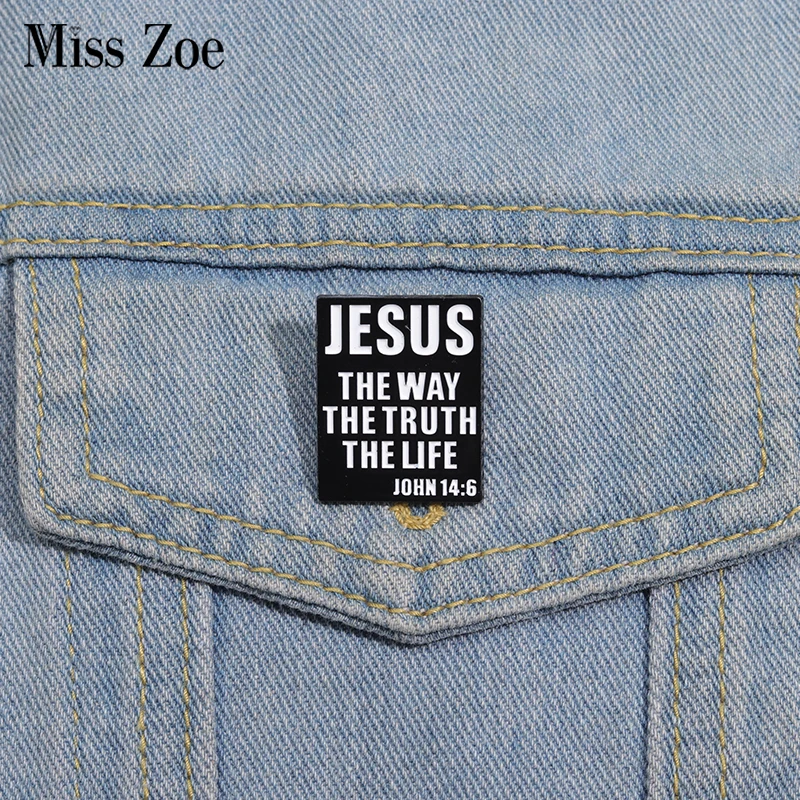 Believe-Jesus-Enamel-Pins-Custom-JESUS-THE-WAY-THE-TRUTH-THE-LIFE ...