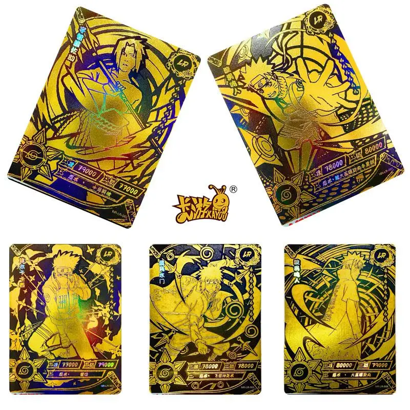 Kayou-Naruto-Lr-Series-6Pcs-set-Bronzing-Collection-Flash-Card-Uchiha ...