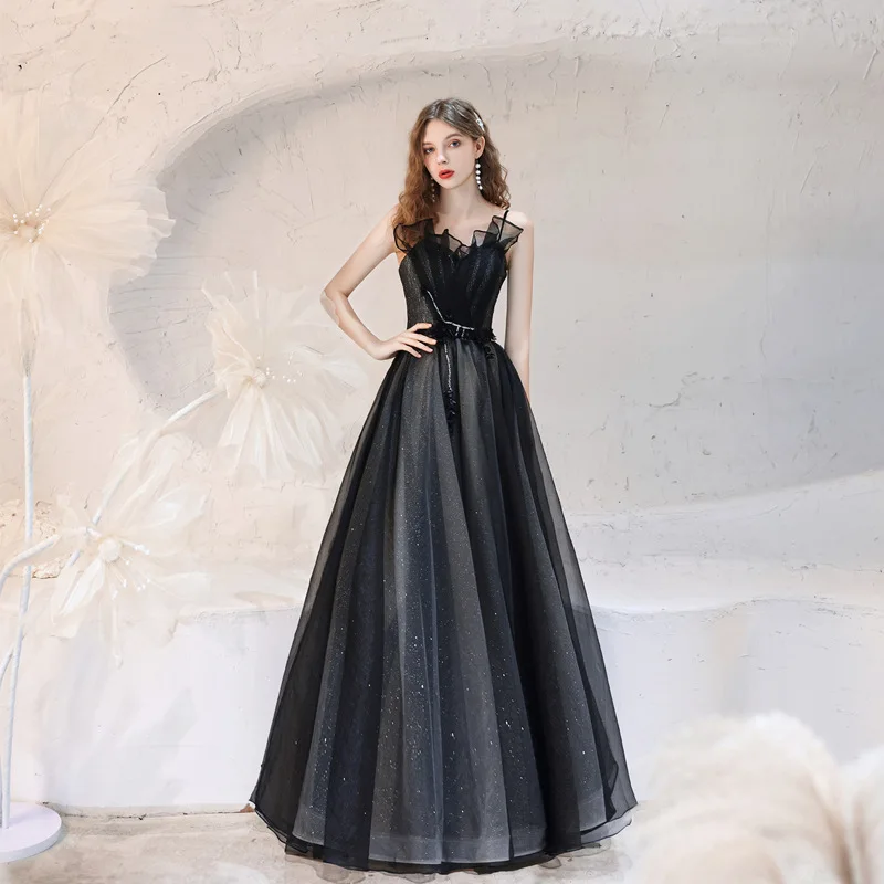 Female Suspender 2025 New Dress Student Art Exam Graduation Evening ...