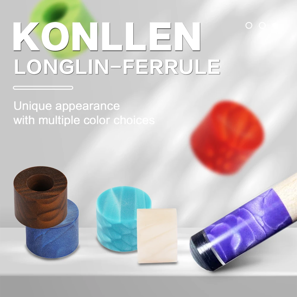 Konllen-Juma-Dragon-Carom-Cue-Ferrule-Height-10mm-Tip-14-5mm-Billiard ...
