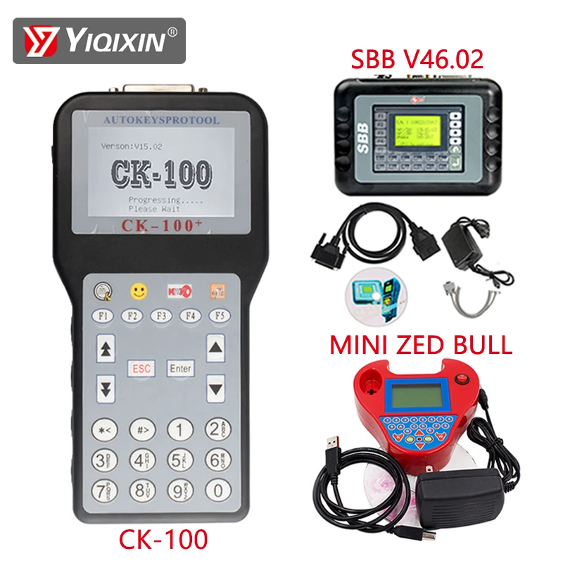 Obd Programming Ck100 V99.99 Sbb 46.02 V48.99 V48.88 Mini Zed Bull Key Programmer Sbb Car Key ...