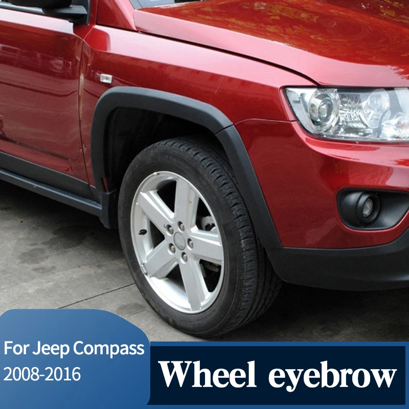 Car Fender Wheel Eyebrow For Jeep Compass 2008-2016 Mudflaps Mudguard ...