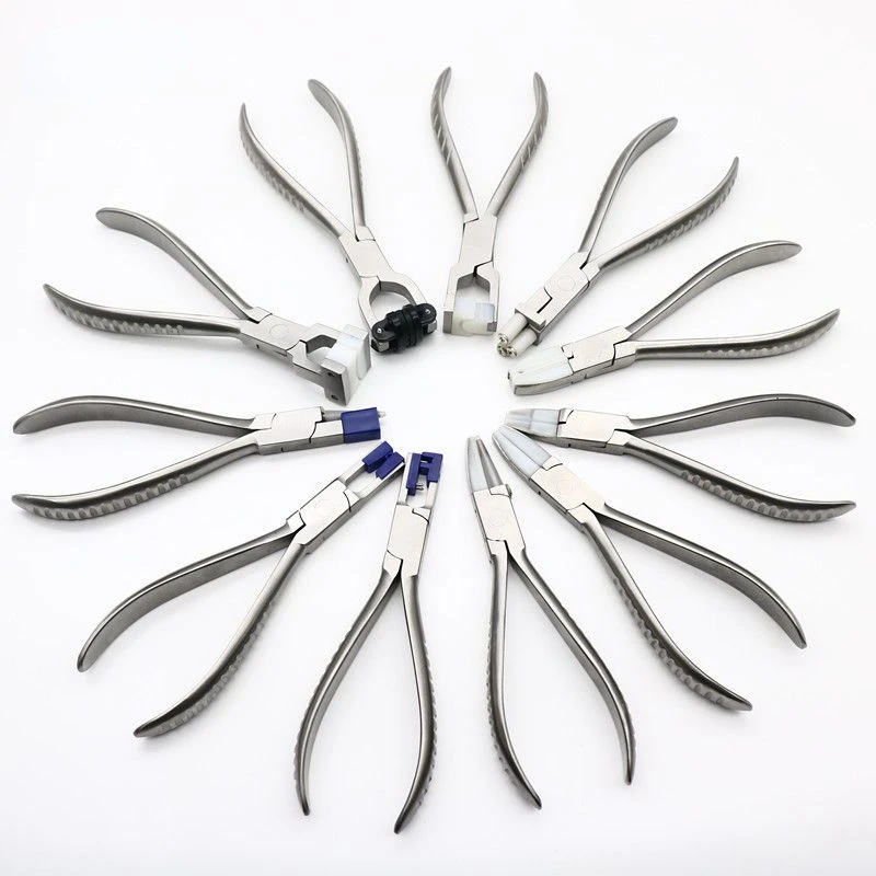 Eyeglasses Pliers Set Spectacle Glasses Nose Pad Screw Cutter Trident ...