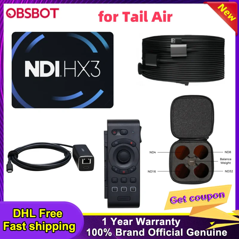 OBSBOT-accessories-for-Tail-Air-Smart-Remote-Controller-NDI-License-Key ...