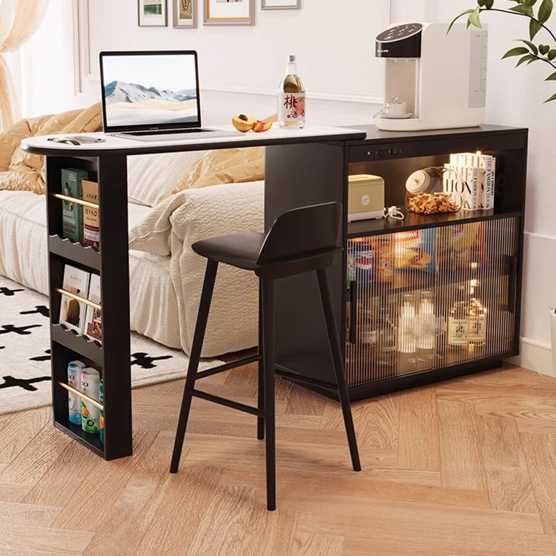 Aesthetic-Glass-Bar-Table-Storage-Kitchen-Cocktail-High-Bar-Counter-Table-Reception-Nightclub ...