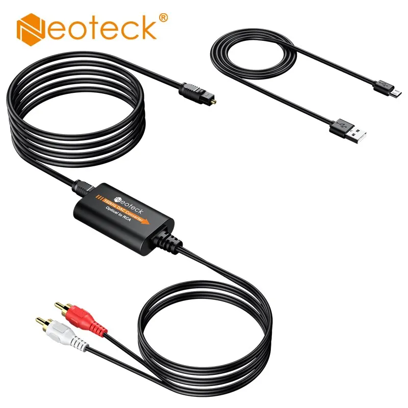 Neoteck-192kHz-Digital-to-Analog-Audio-Converter-Optical-Toslink-to-RCA ...