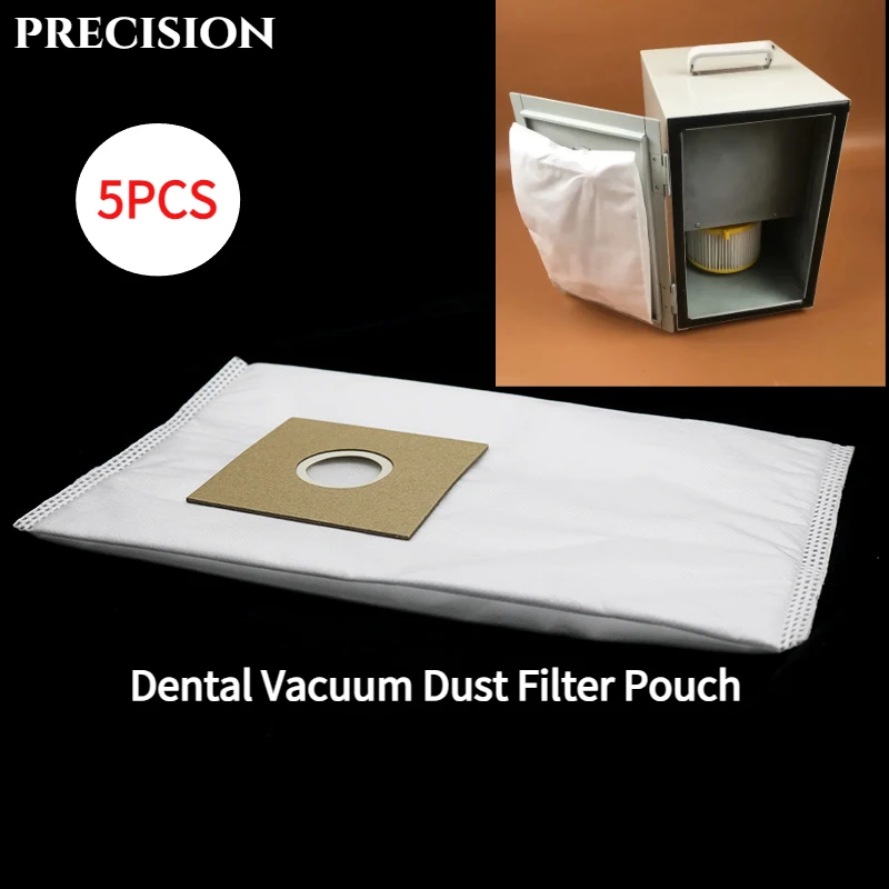 5pcs Dental Vacuum Dust Filter Pouch Denture Lab Used Collecting ...