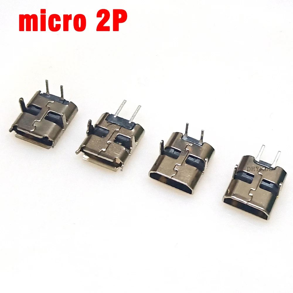 10pcs-Micro-USB-2-0-2Pin-DIP-2Pin-SMT-Socket-Female-Power-Jack ...