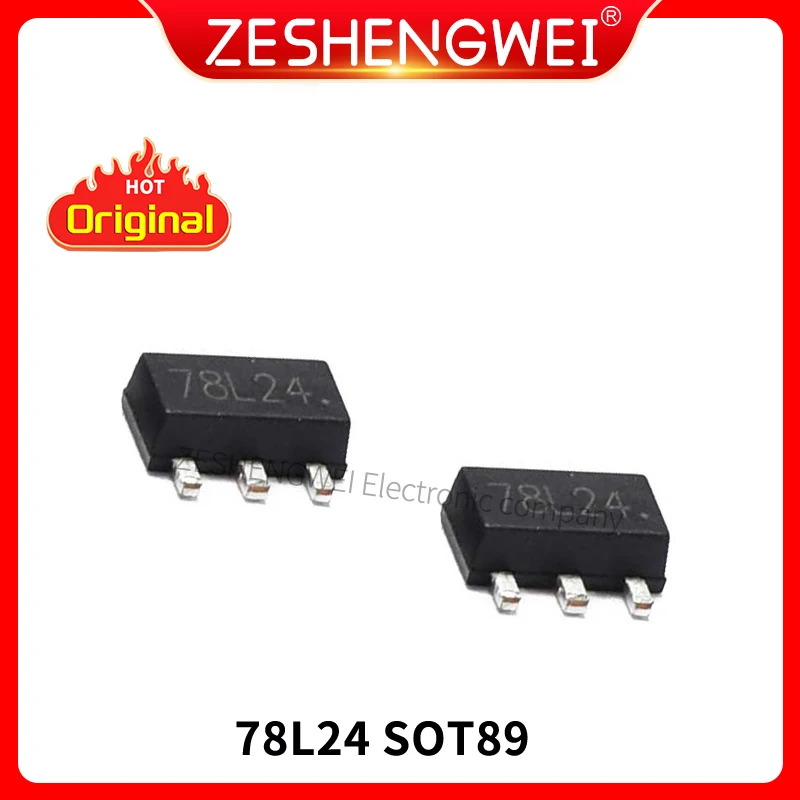 30pcs-New-78L24-SOT89-7824-Voltage-Regulator-Triode-3-Orders-Original ...