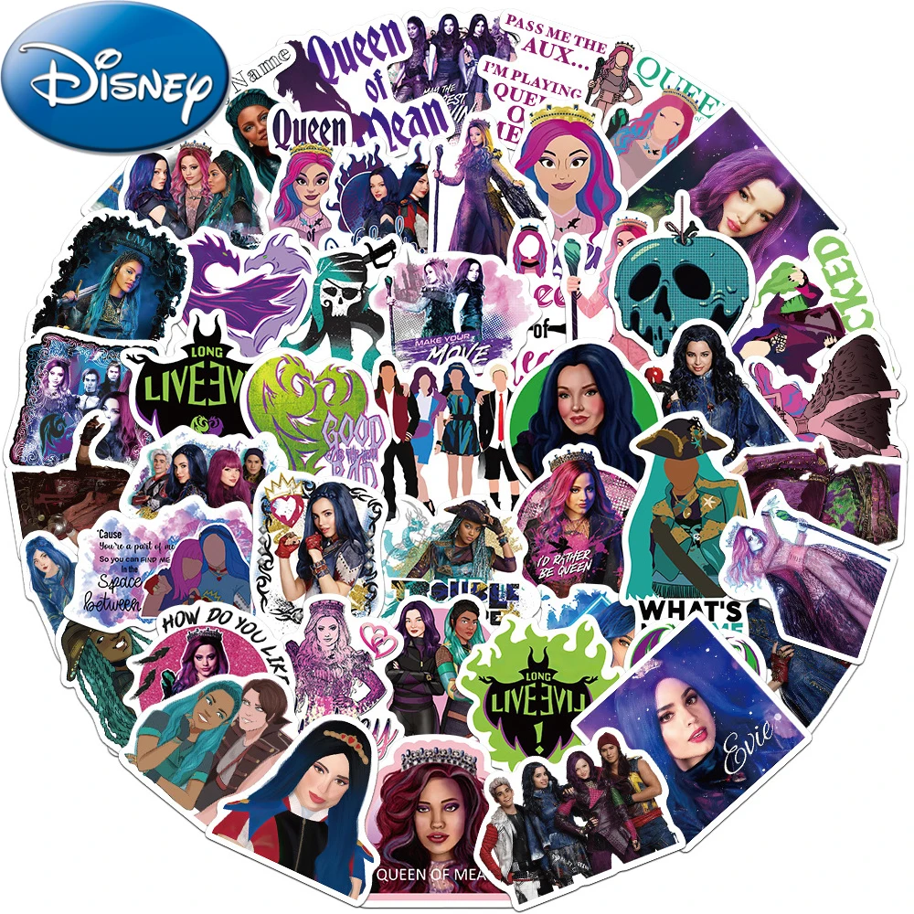 10-30-50PCS-Disney-Descendants-Movie-Stickers-Cartoon-Graffiti-Kid-Toy ...