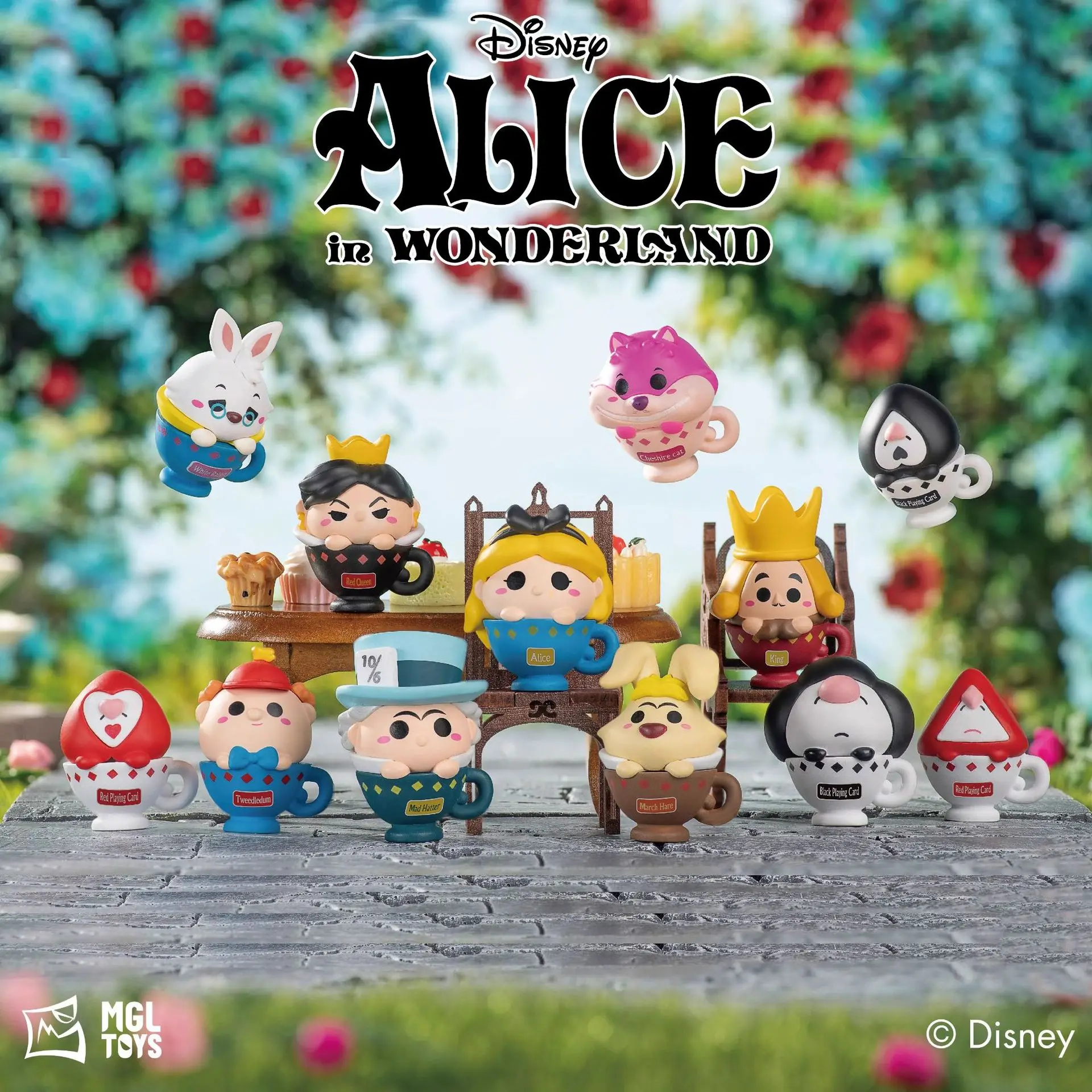 Mgl-Toys-Original-Blind-Box-Disney-Cartoon-Alice-In-Wonderland-Genuine-Figure-Mini-Bean-Series ...