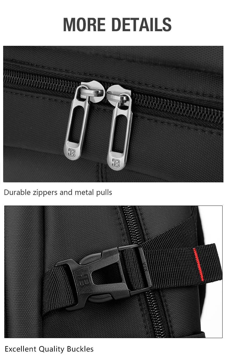 BaLang Laptop Backpack for 15.6″-17″ Computer Male Waterproof Men ...