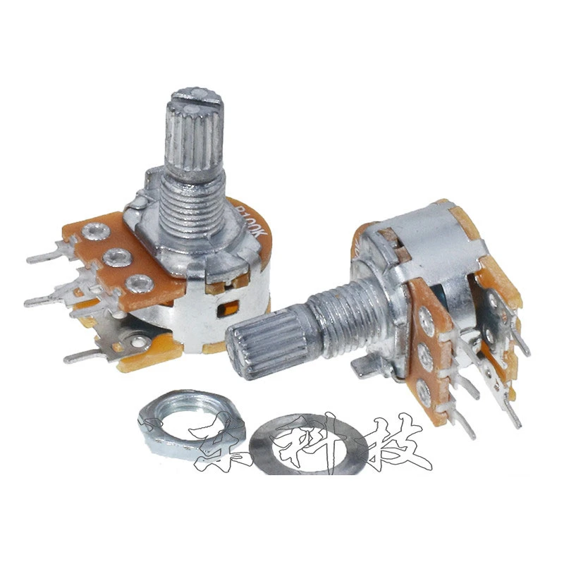 5PCS single band switch WH148 5PIN B10K B50K B100K B500K adjustable ...