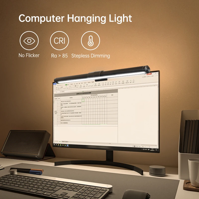 Barra de luz Led para Monitor, lámpara de escritorio para ordenador ...