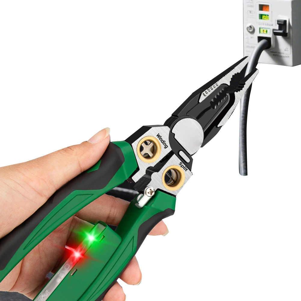 1 Pcs Multitool Electrician Pliers 8-in-1 Electric Wire Stripper With ...