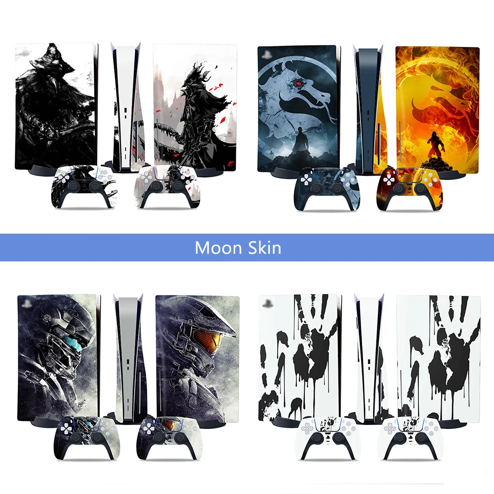 Console-Skin-for-PS5-Disc-Full-Cover-Wrap-Game-Accessories-for-PS5 ...